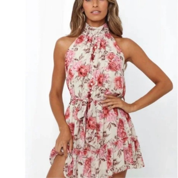 Hello Molly | Dresses | Hello Molly Nwt Fill An Empty Heart Pink Cream ...